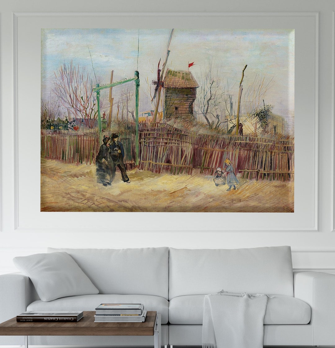 Vincent Van Gogh, Street Scene in Montmartre, Van Gogh Wall Art, Van ...