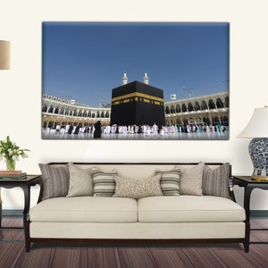 Kaaba Poster, Kaaba Printable Canvas Decor, Kaaba Wall Art, Kaaba ...
