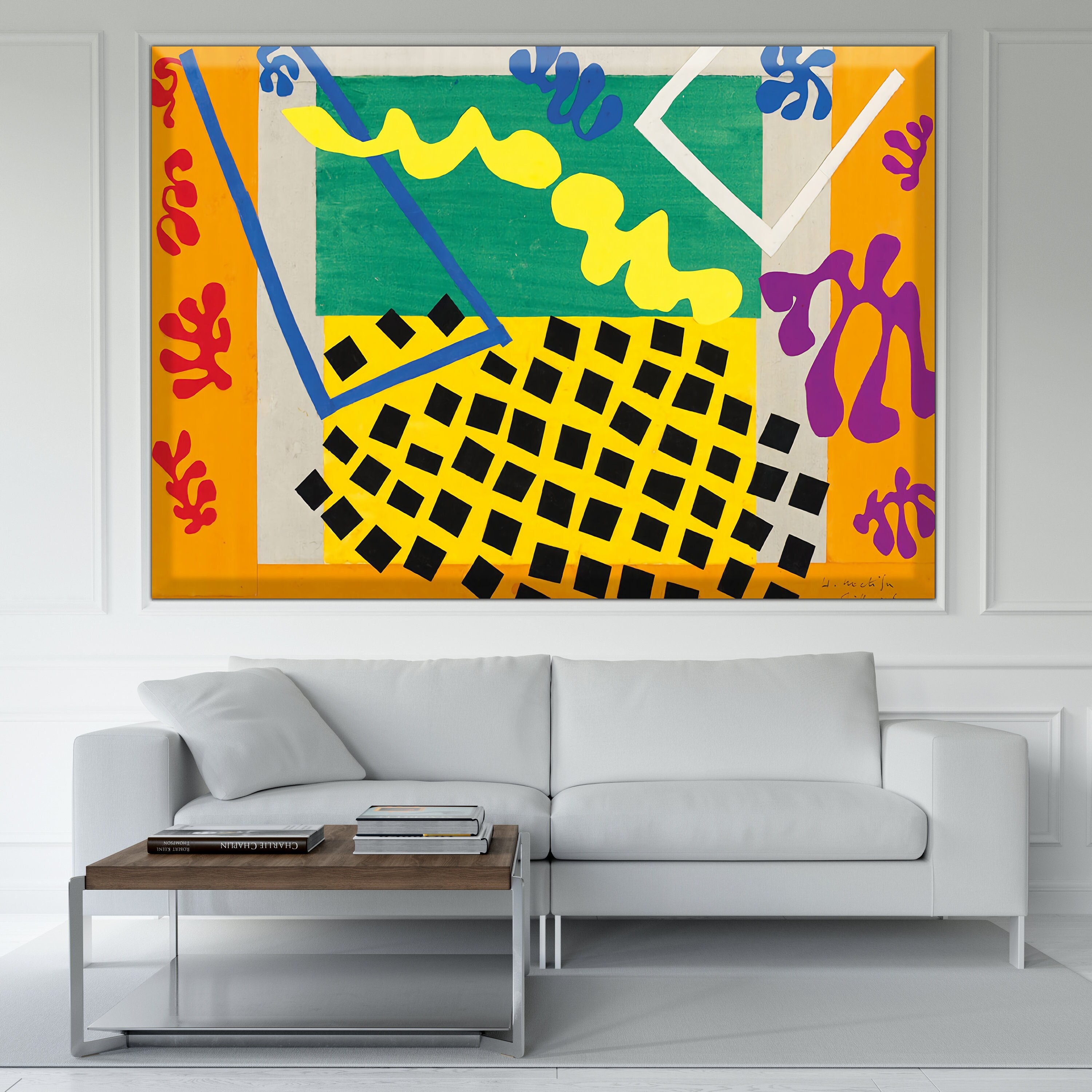Henri Matisse, Cut Outs 3, 1946, Matisse Canvas Decor, Matisse Poster ...