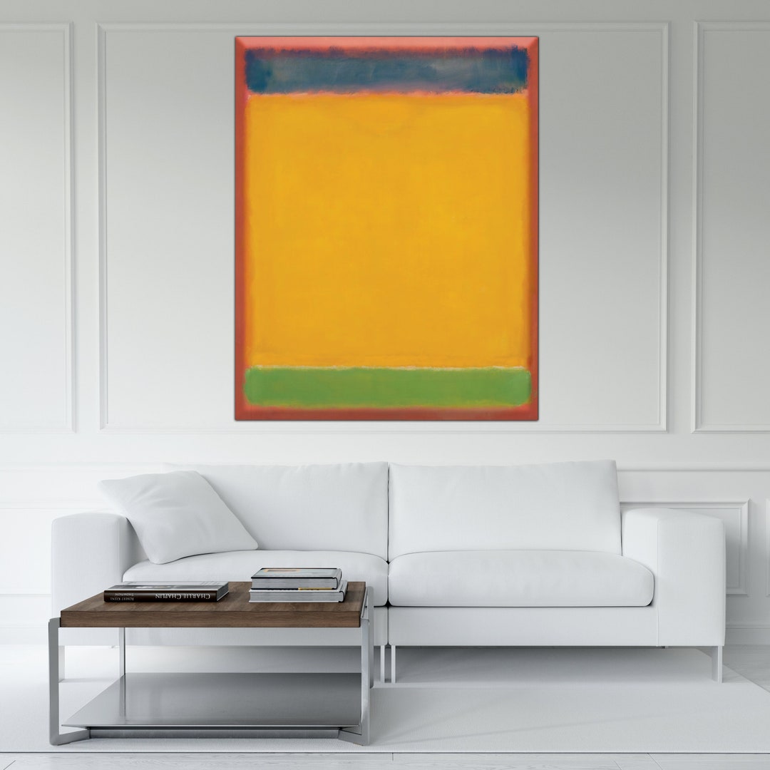 Mark Rothko:untitled, Blue, Yellow, Green on Red, 1954 by Mark Rothko ...