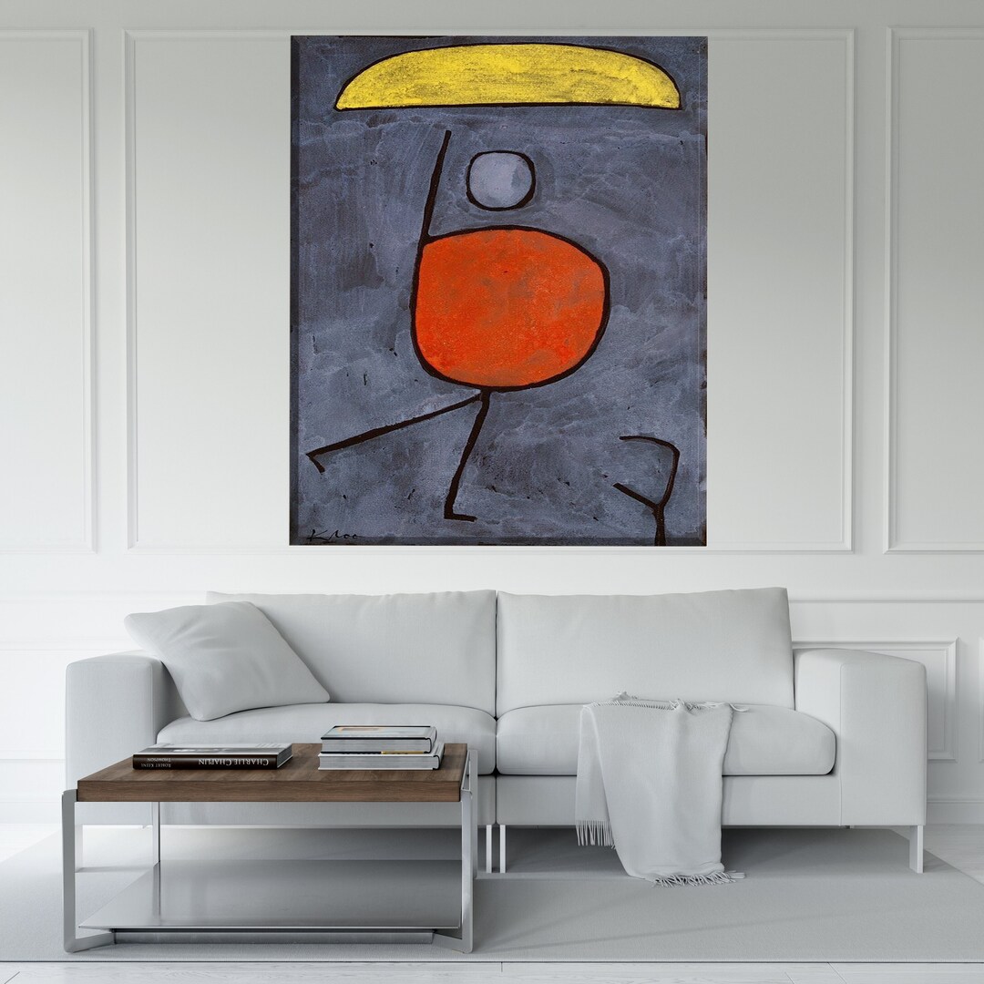Paul Klee, With Umbrella, Paul Klee Wall Art, Paul Klee Canvas Print ...