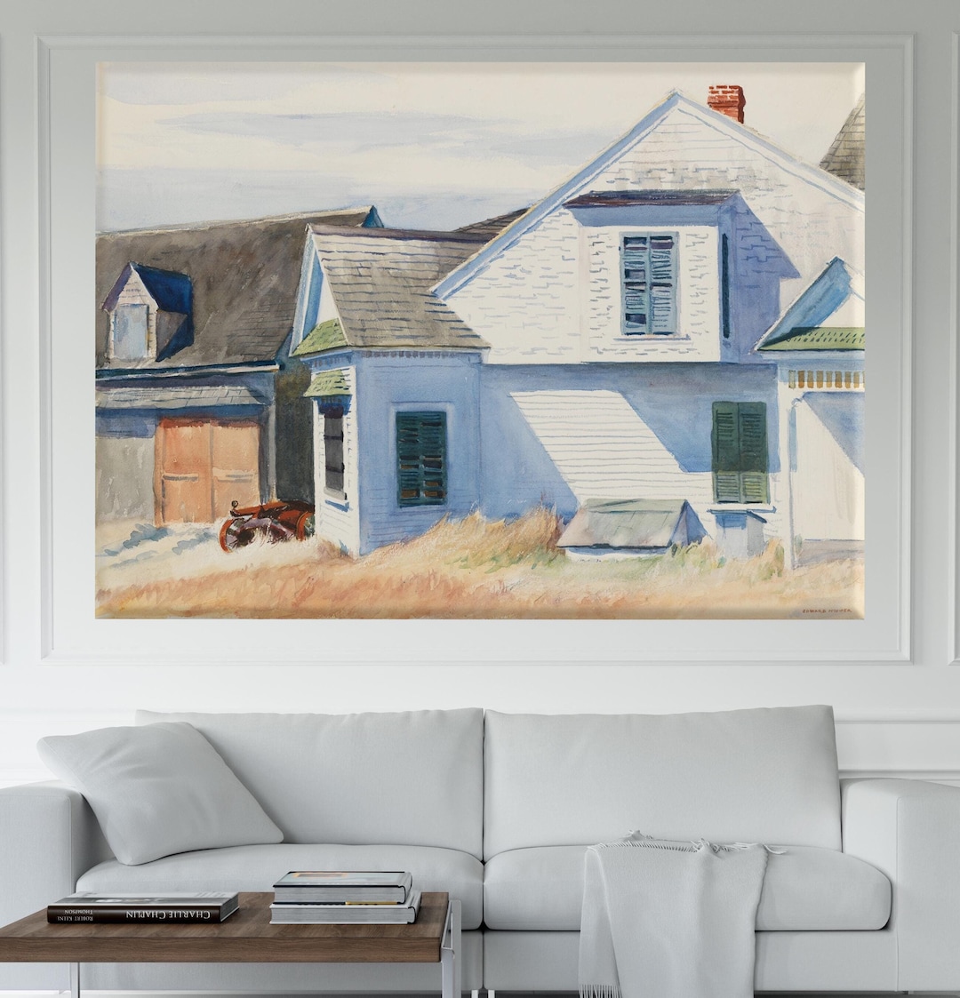 Edward Hopper, House on Pamet River, Edward Hopper Wall Art, Edward ...