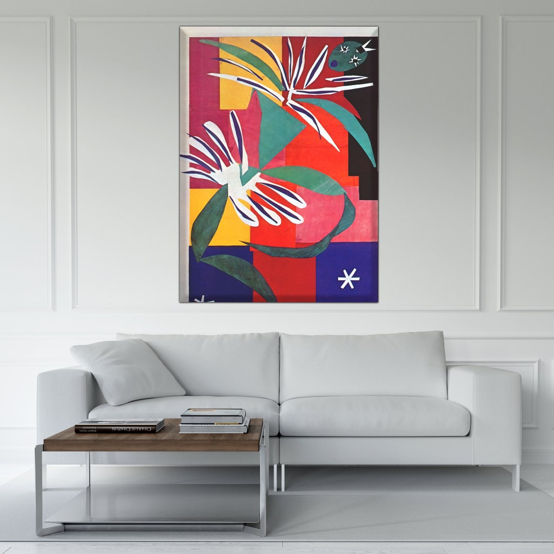 Matisse 'the Creole Dancer' Canvas Print: Modern Abstract Art - Etsy