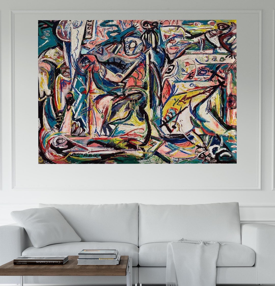 Jackson Pollock, Circumsion, Jackson Pollock Wall Art, Pollock Canvas ...