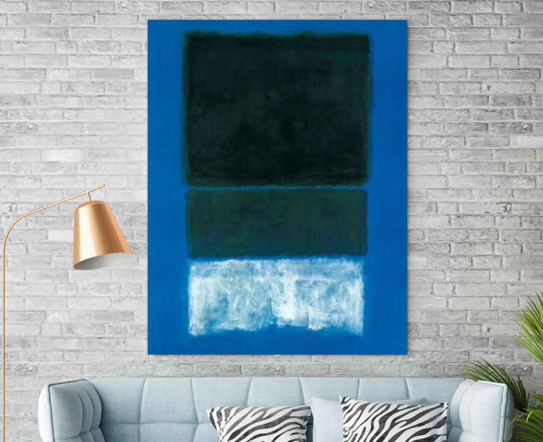 Mark Rothko, No.14, Whites and Greens in Blue,mark Rothko Wall Art ...