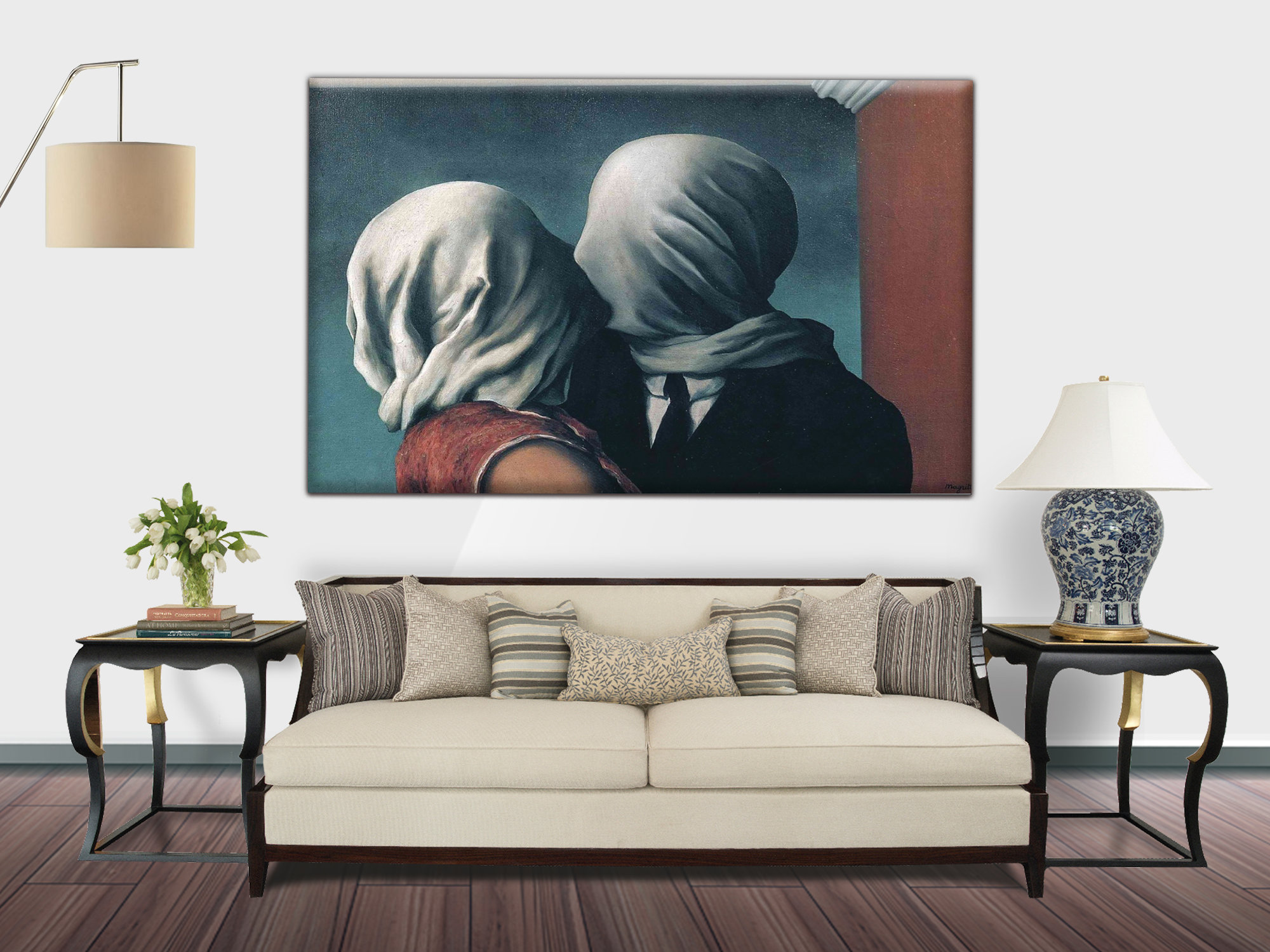 The Lovers, Rene Magritte Print, Rene Magritte Wall Art, Rene Magritte ...