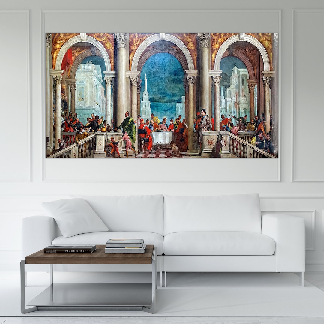 The Feast in the House of Levi 1573 by Paolo Veronese, Paolo Veronese ...