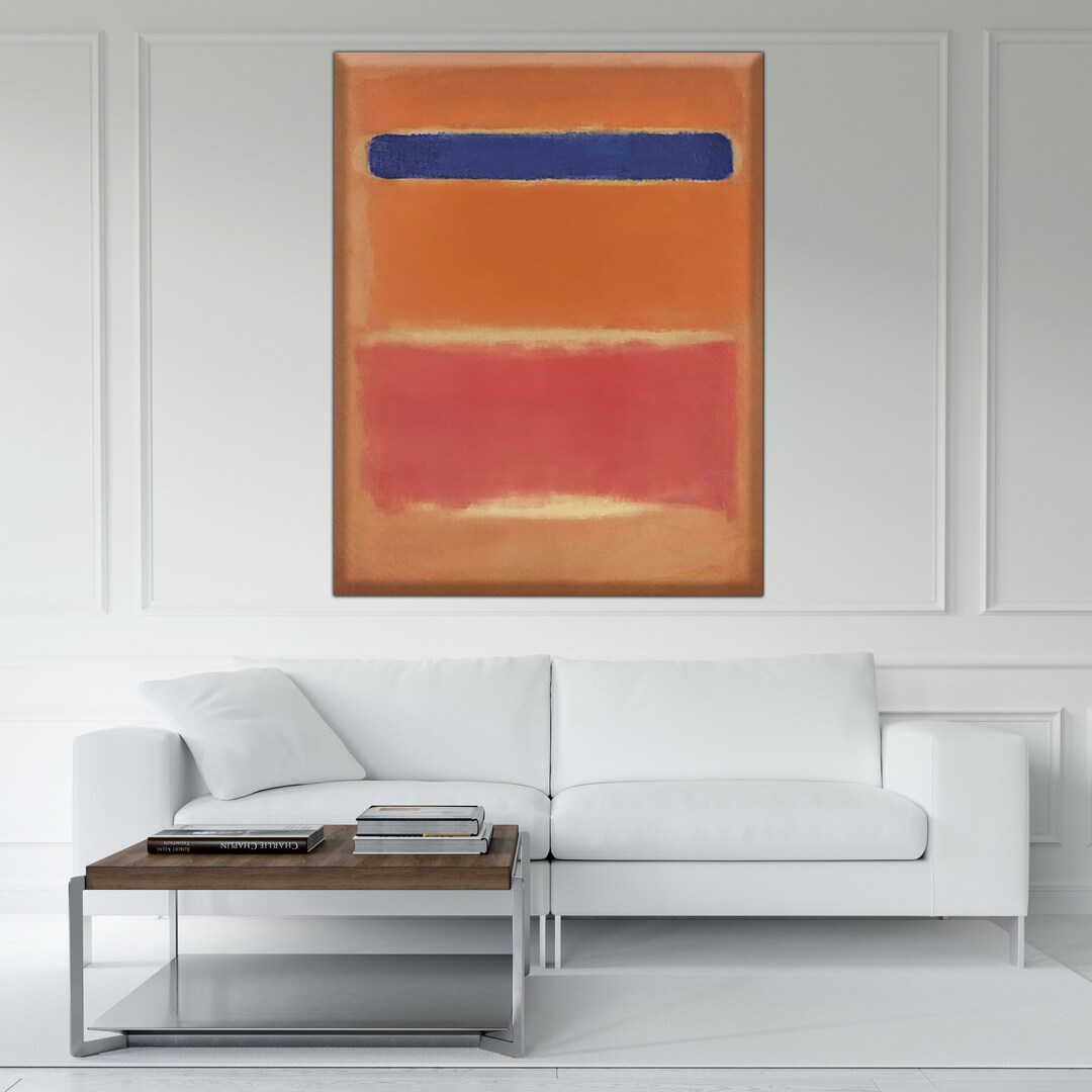 Mark Rothko: Blue Over Red, 1953 by Mark Rothko, Rothko Print, Rothko ...