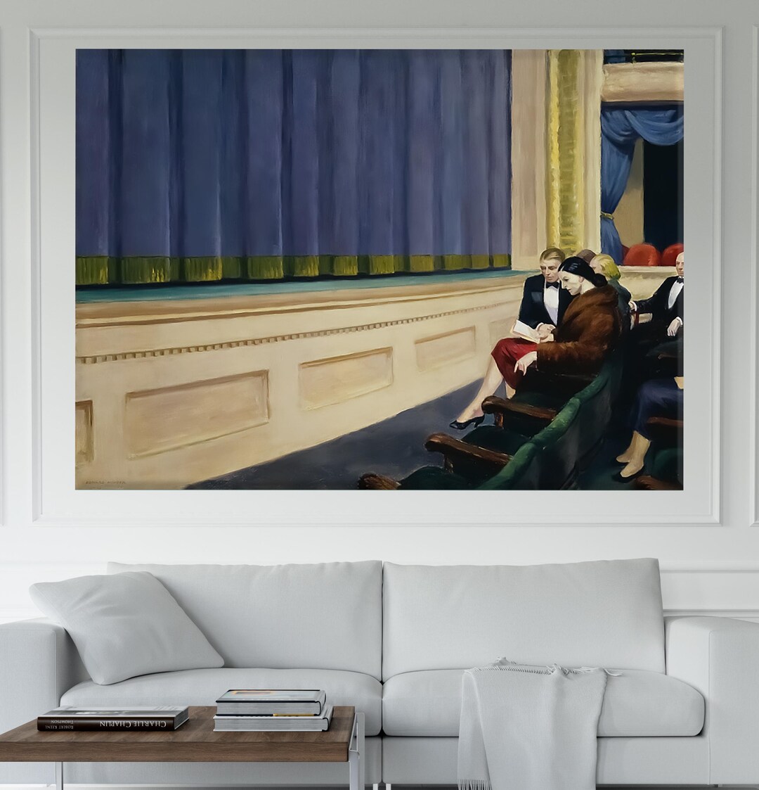 Edward Hopper First Row Orchestra Print: Vintage Canvas Wall Art - Etsy