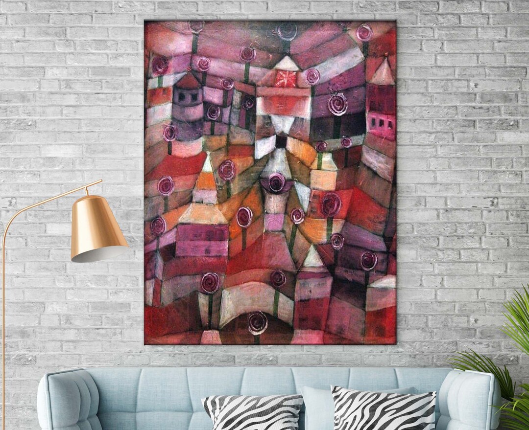Paul Klee, Rose Garden, Paul Klee Wall Art, Paul Klee Canvas Print ...