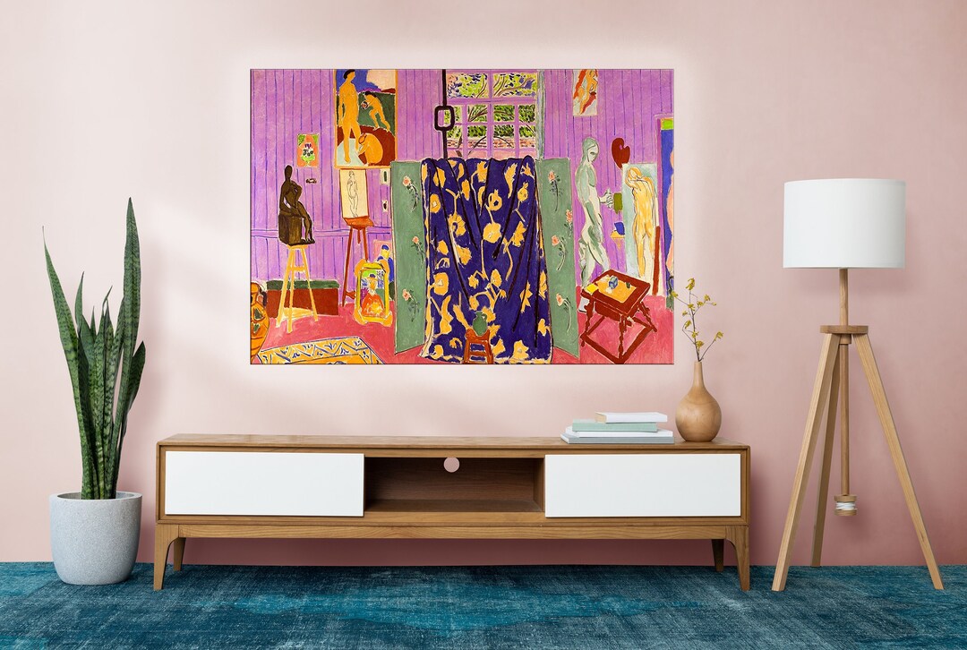 Henri Matisse, the Pink Studio, Matisse Wall Art, Matisse Canvas Print ...