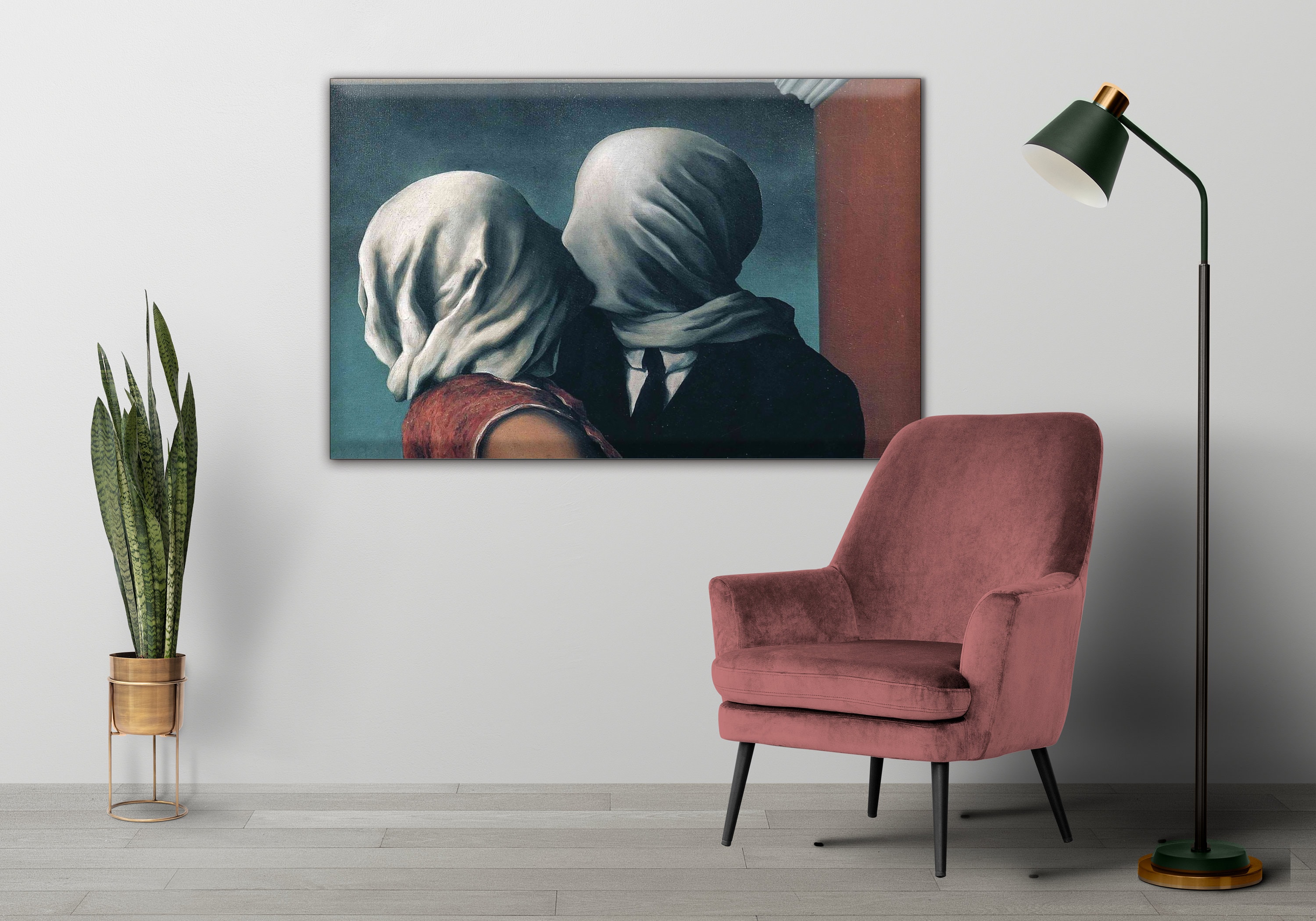 The Lovers, Rene Magritte Print, Rene Magritte Wall Art, Rene Magritte ...