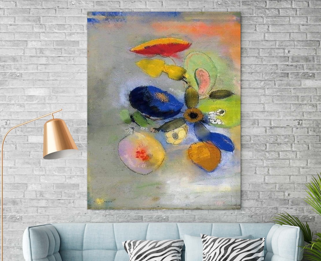 Odilon Redon, Flowers, Odilon Redon Wall Art, Odilon Redon Canvas Print ...