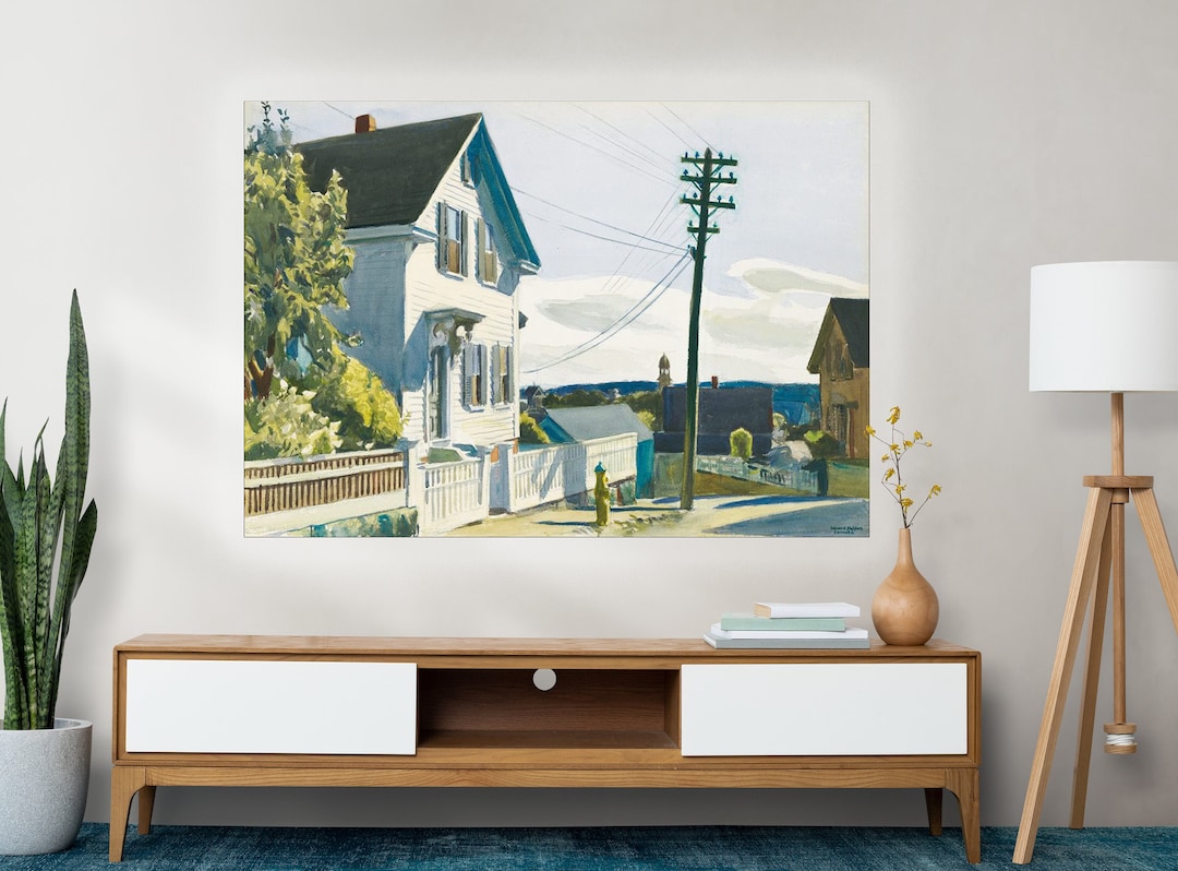 Edward Hopper, Adam’s House, Edward Hopper Wall Art, Wichita Art Museum ...