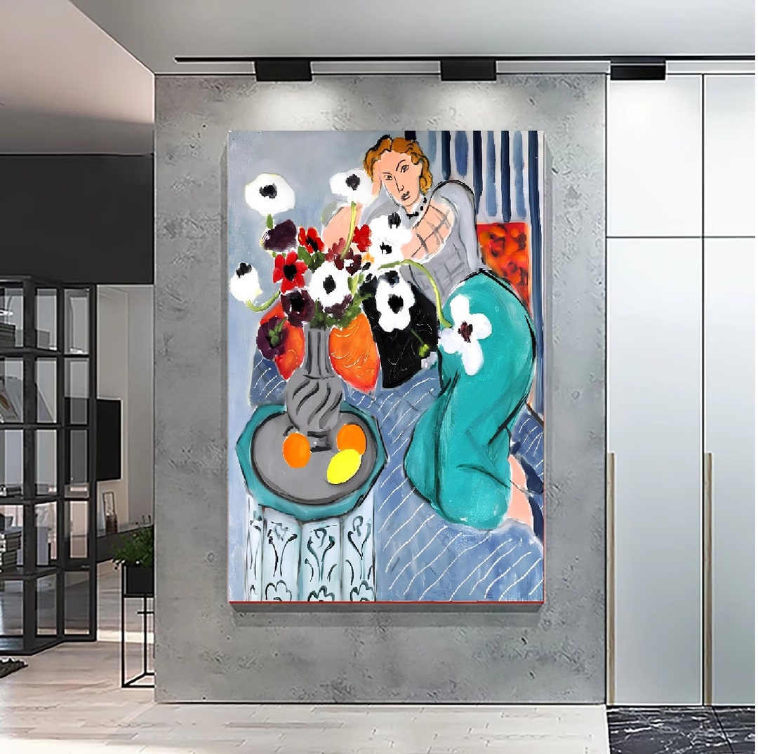 Henri Matisse: Odalisque, Blue Harmony, Classic Painting Photo Poster ...