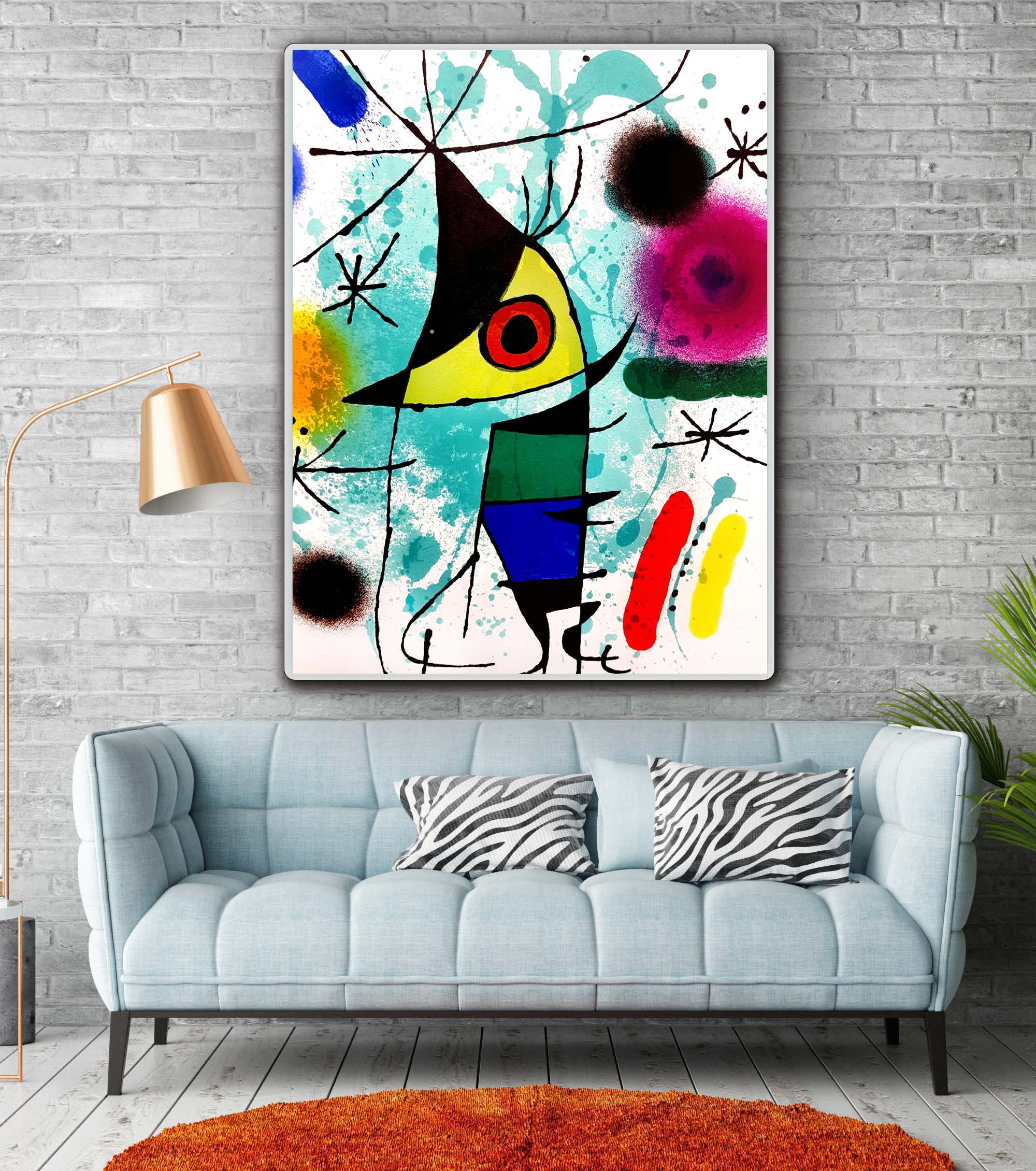 The Singing Fish by Joan Miro, Joan Miro Poster, Modern Wall Art Print ...