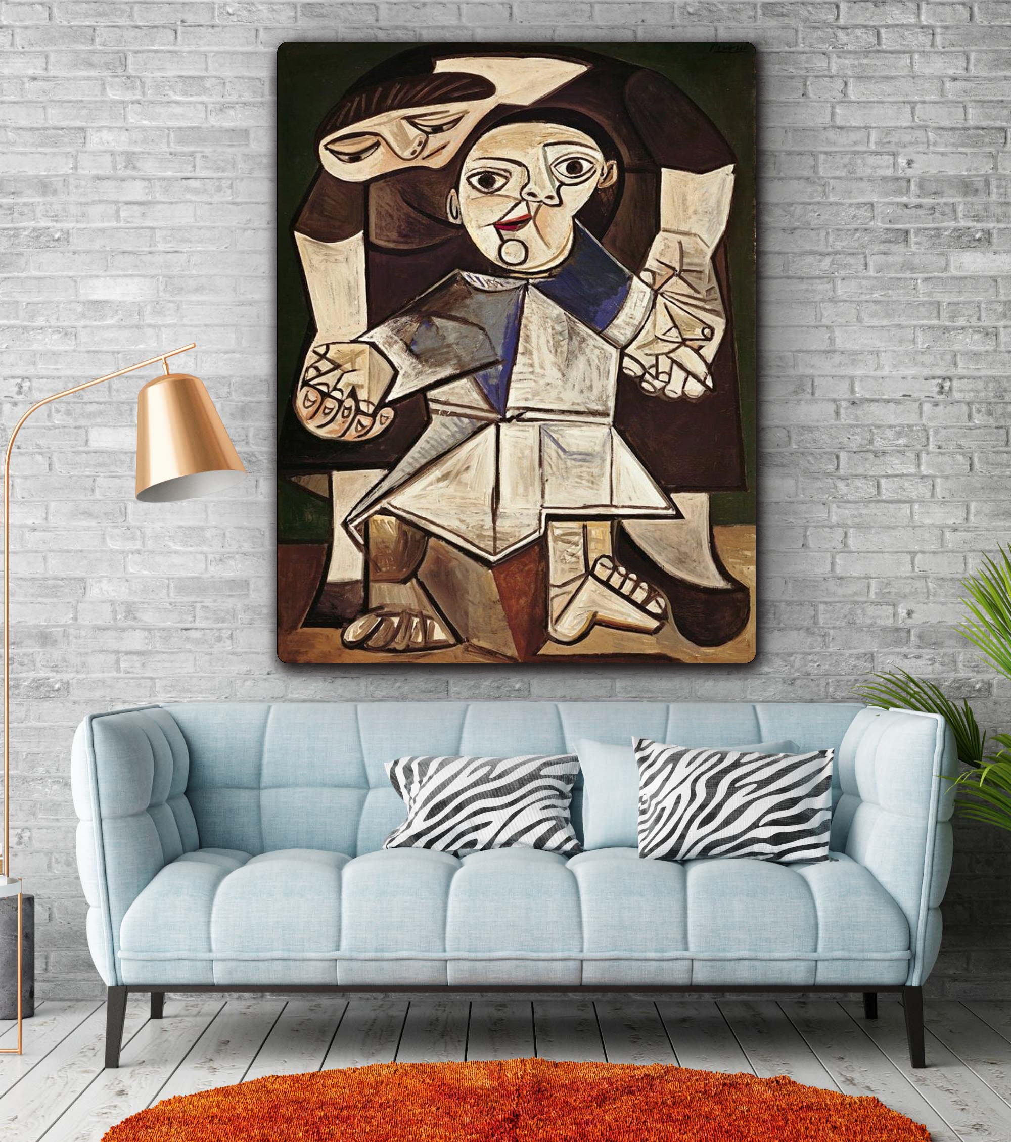Pablo Picasso, First Steps, Picasso Canvas Decor, Picasso Poster ...