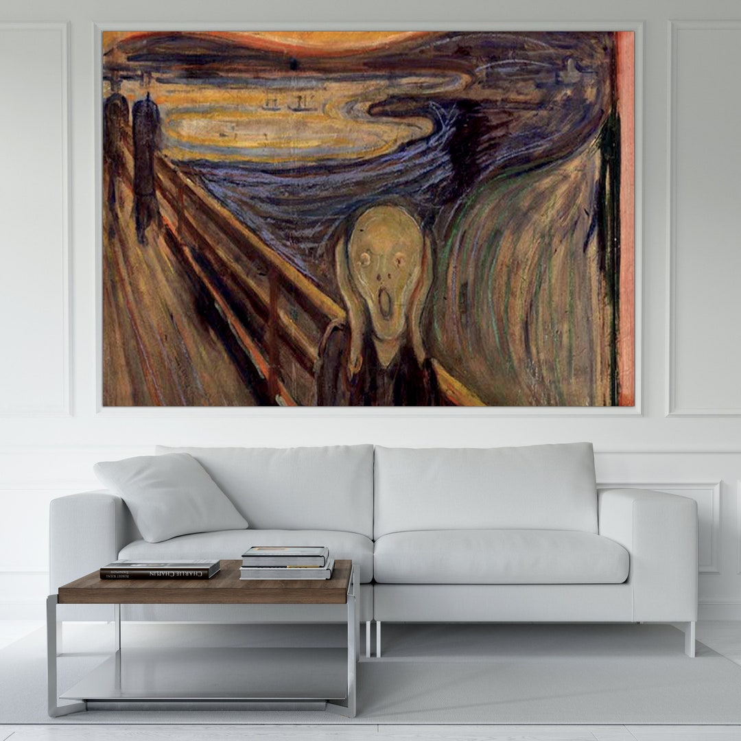 The Scream, 1893 by Edvard Munch's Painting, the Scream Canvas Print ...