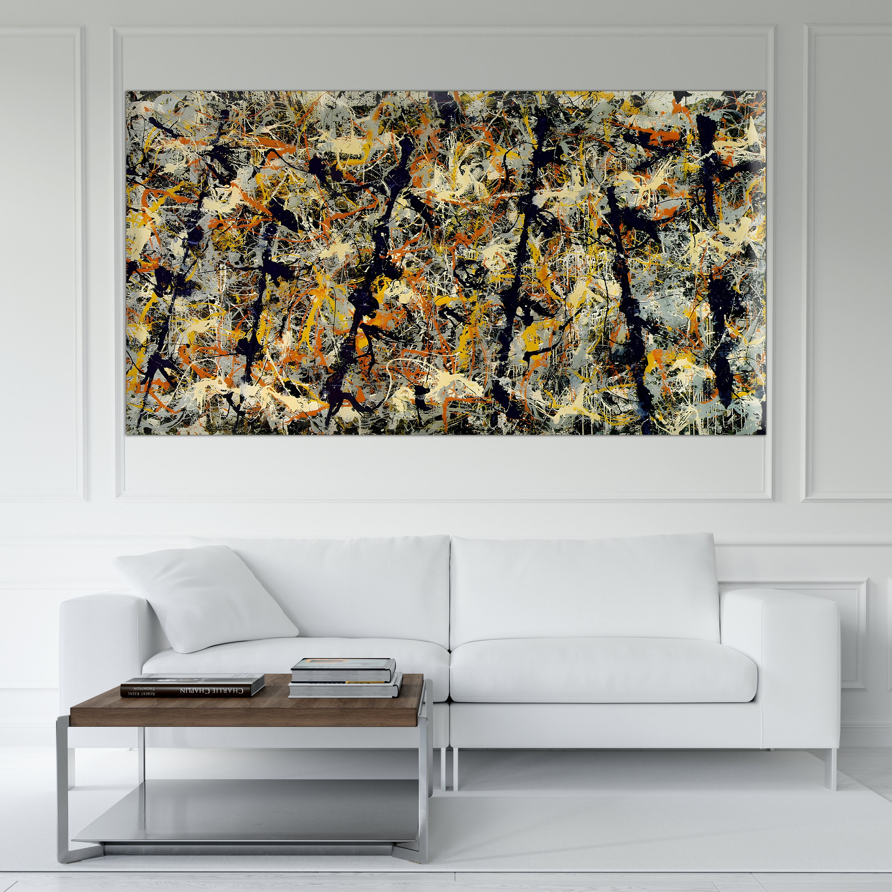 Blue Polar, by Jackson Pollock, 1952, Jackson Pollock Poster, Modern ...