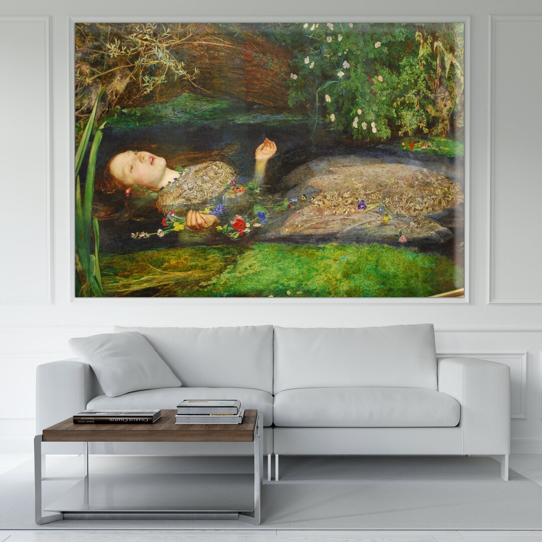 Ophelia by Sir John Everett Millais, Millais Wall Art Decor, Famous ...