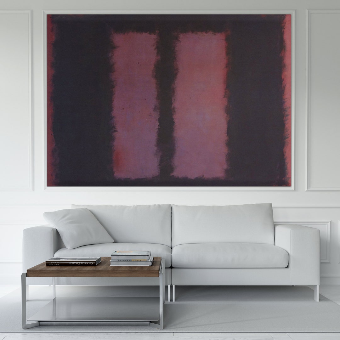 Mark Rothko: Black on Maroon, 1958 by Mark Rothko, Rothko Print, Rothko ...