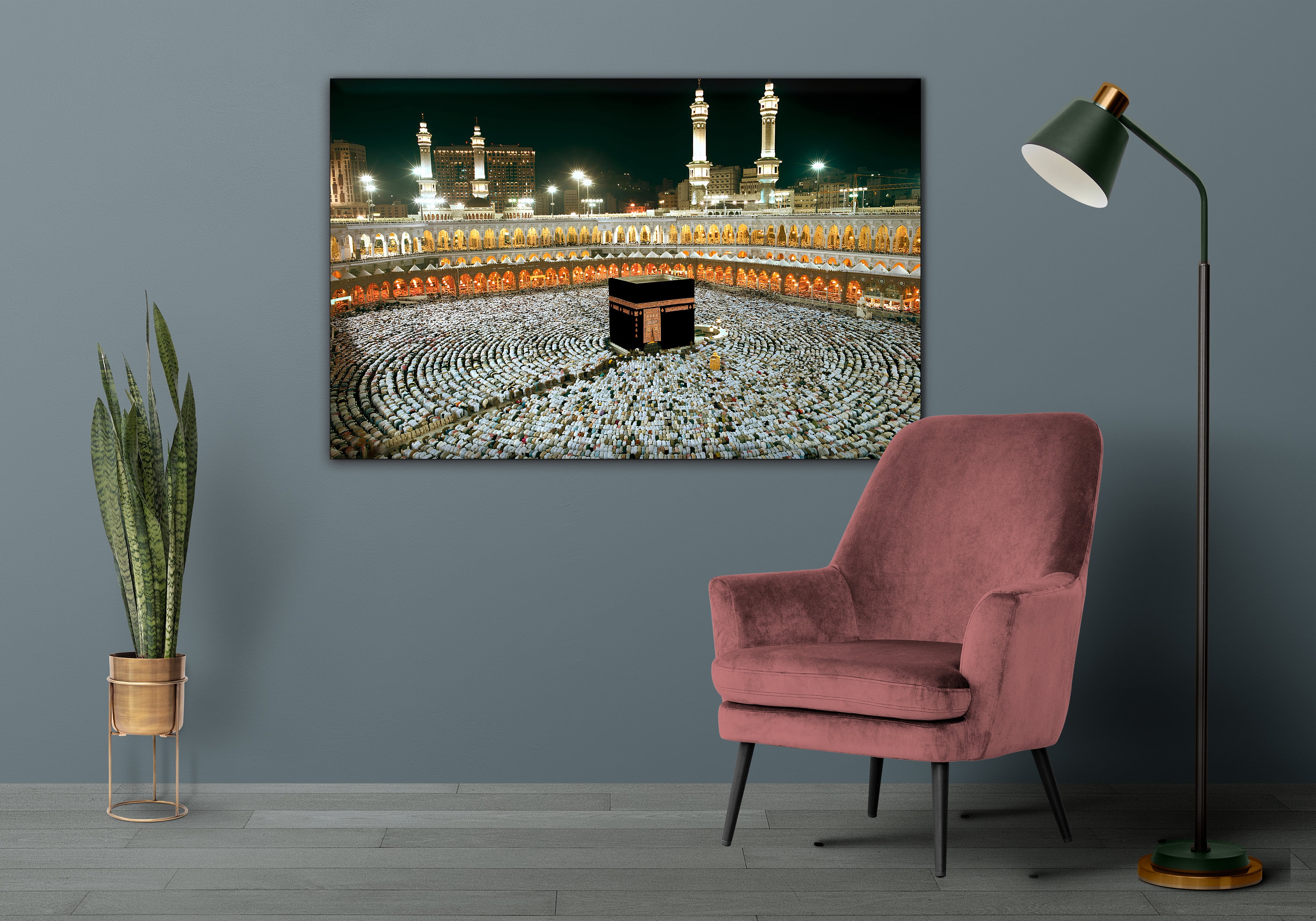 Kaaba Poster, Kaaba Printable Canvas Decor, Kaaba Wall Art, Kaaba ...