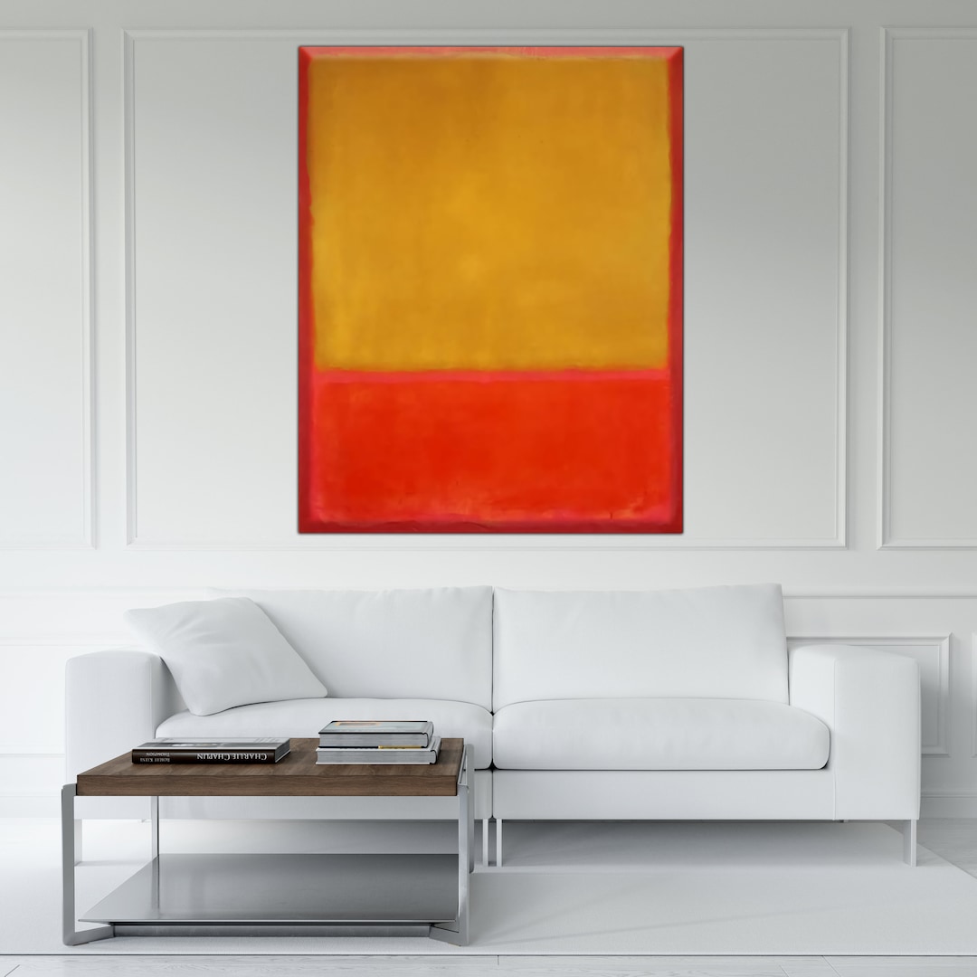 Mark Rothko: Ochre and Red on Red, 1954 by Mark Rothko, Rothko Print ...