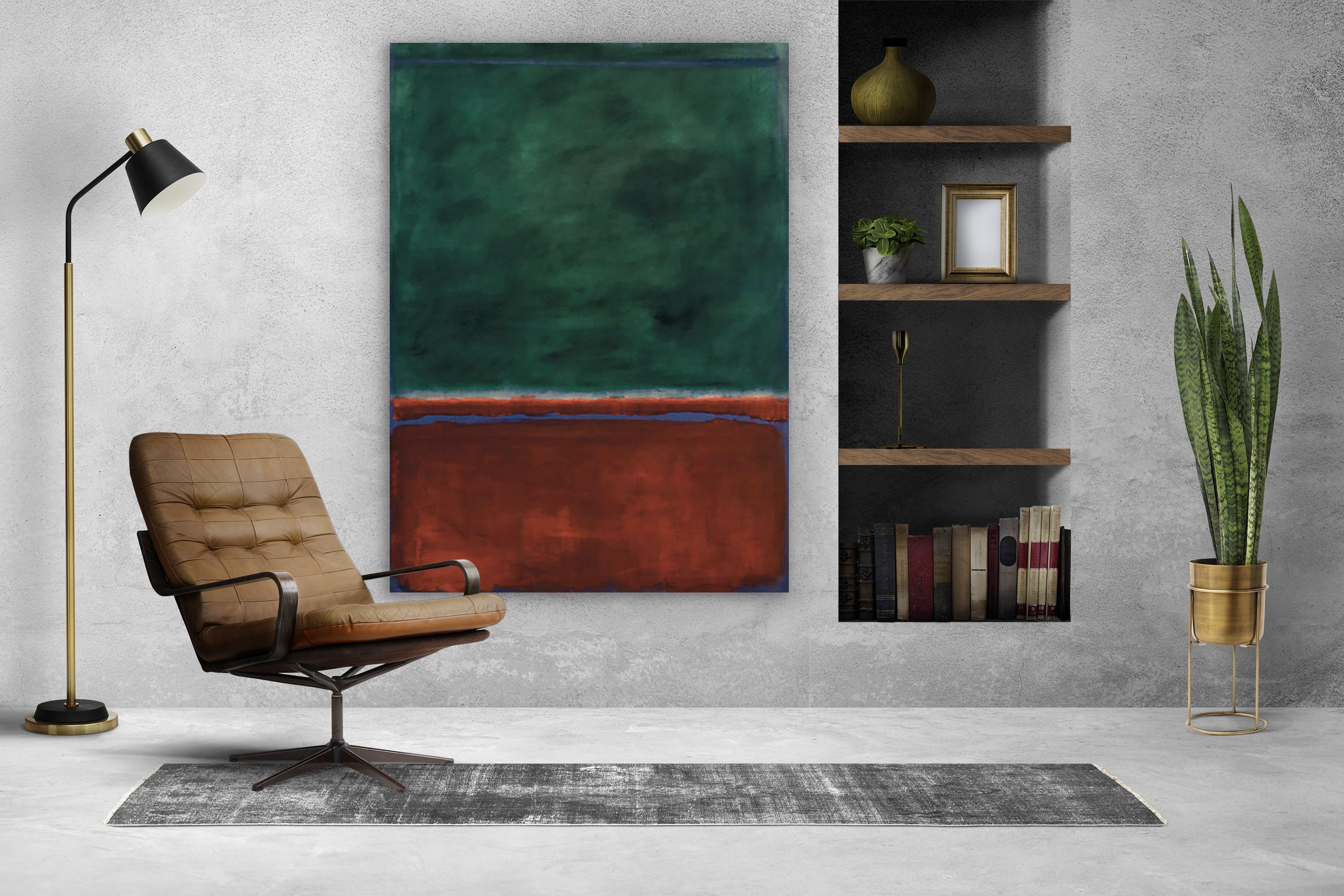 Mark Rothko: Green and Maroon, 1953 by Mark Rothko, Rothko Print ...