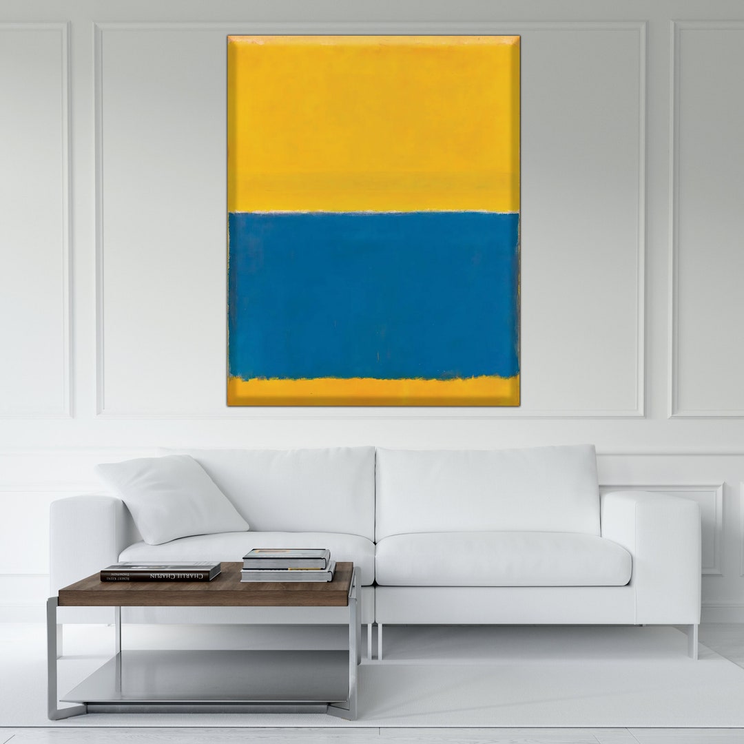 Mark Rothko: Yellow and Blue, 1955 by Mark Rothko, Rothko Print, Rothko ...