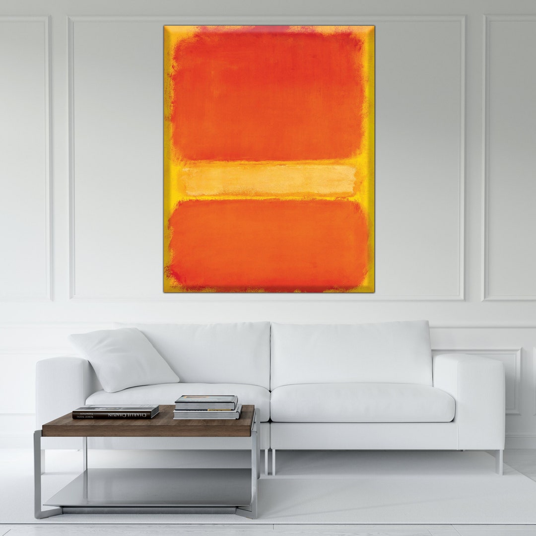 Mark Rothko: Orange and Yellow,1956 by Mark Rothko, Rothko Print ...