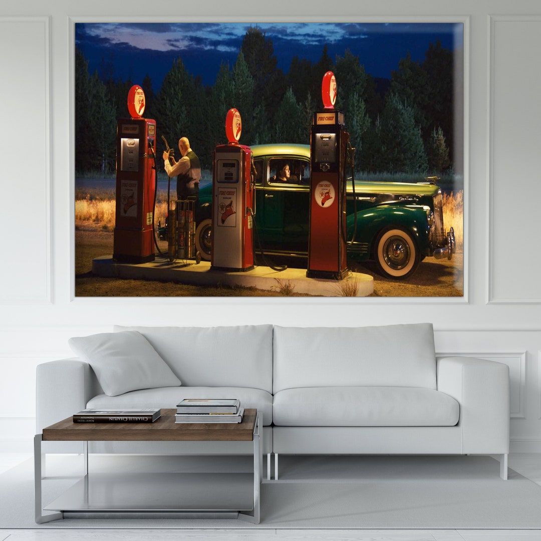 Edvard Hopper Gas Station Canvas Print, Modern Art Reproduction - Etsy