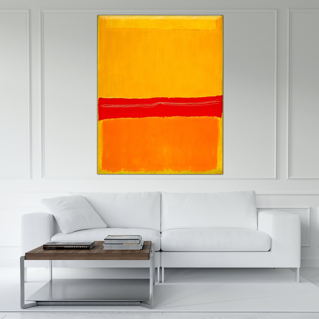 Mark Rothko: No.5/no.22, Mark Rothko Wall Art,rothko Canvas Print ...