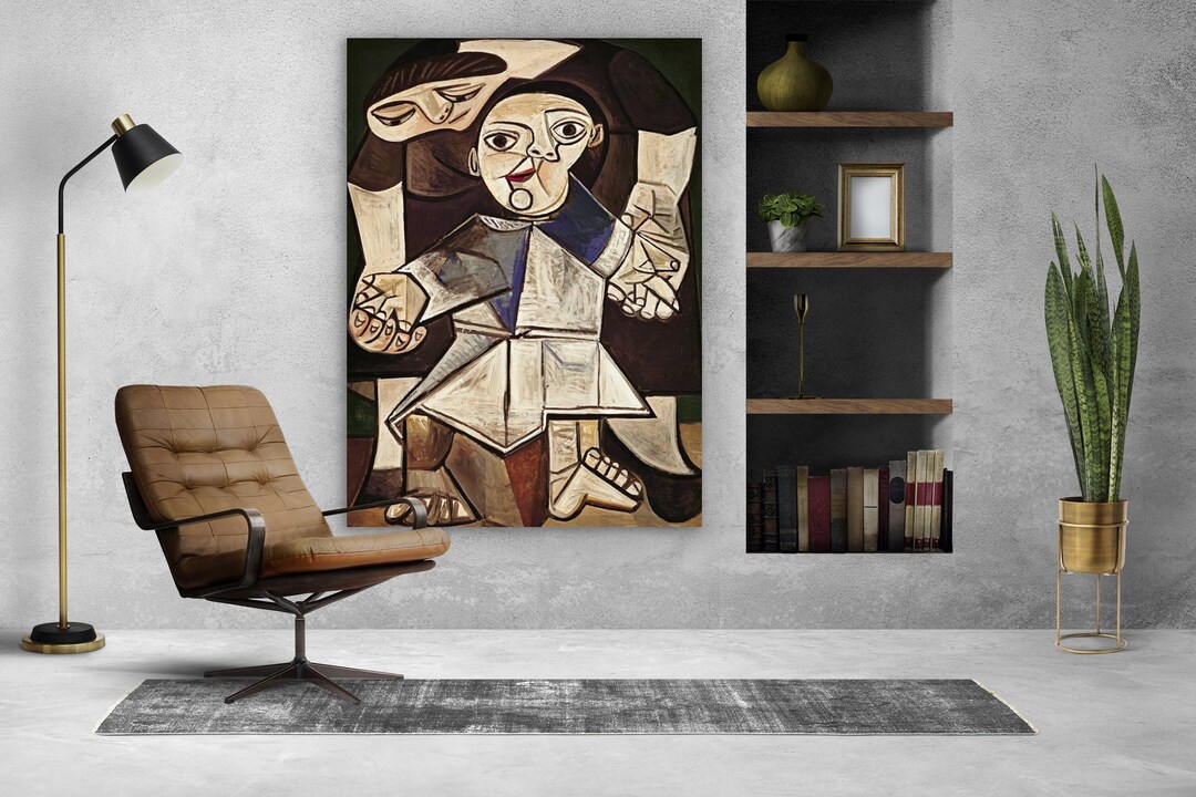 Pablo Picasso, First Steps, Picasso Canvas Decor, Picasso Poster ...