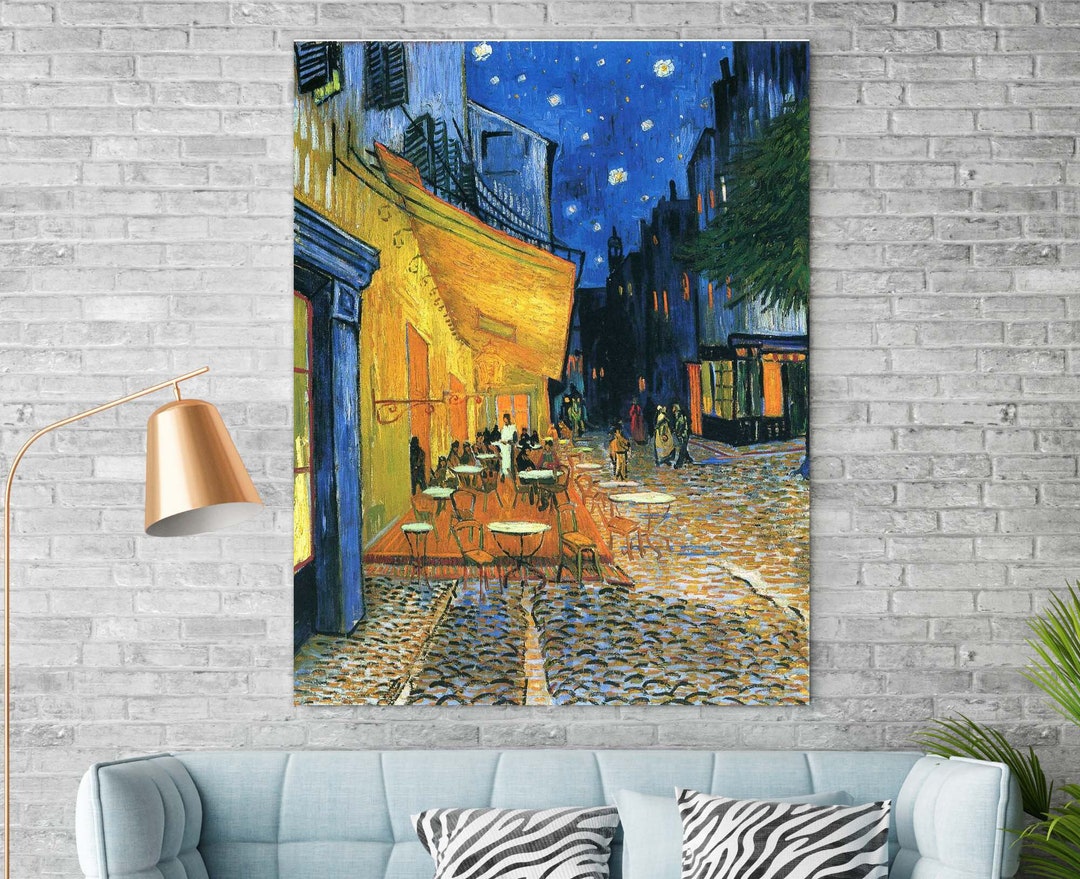 Vincent Van Gogh, Cafe Terrace at Night, Barnes Foundation, Van Gogh ...