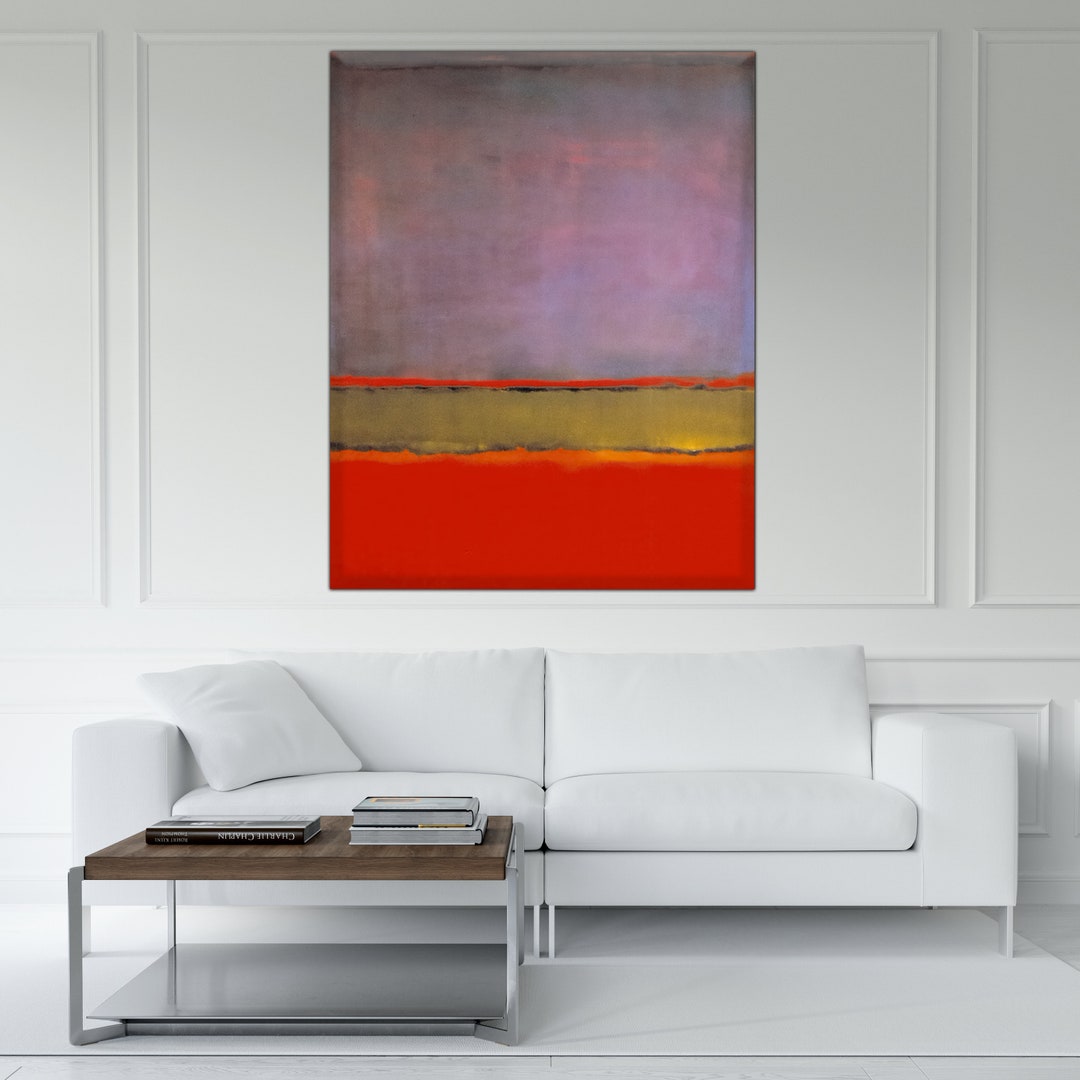 Mark Rothko: No.6 Violet, Green and Red 1951,mark Rothko Wall Art ...