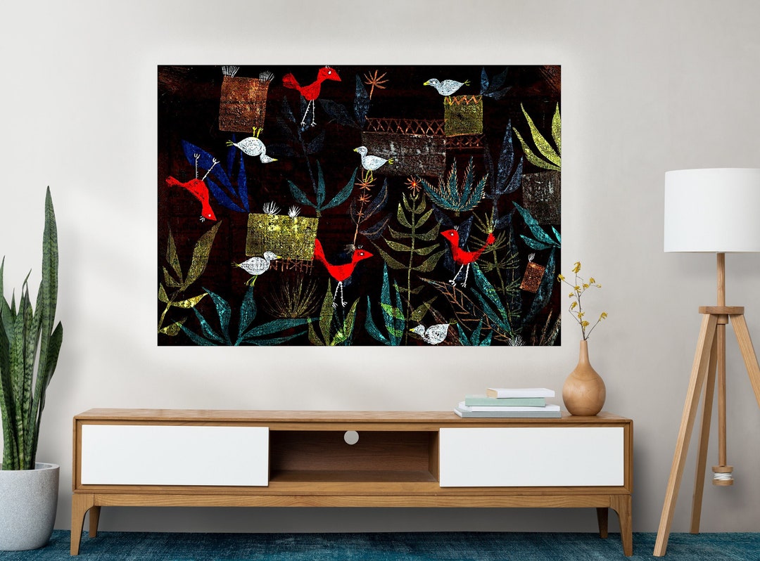 Paul Klee: Bird Garden, Paul Klee Wall Art, Fine Art Print, Vintage ...