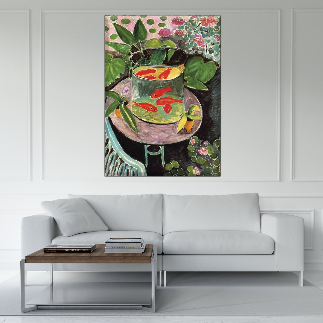 Henri Matisse, the Gold Fish, Reproduction Art, Matisse Canvas Decor ...