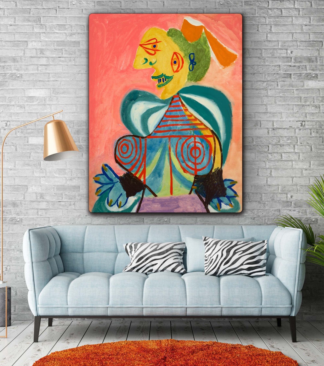 Picasso Print: Lee Miller Portrait - Modern Canvas Art - Etsy