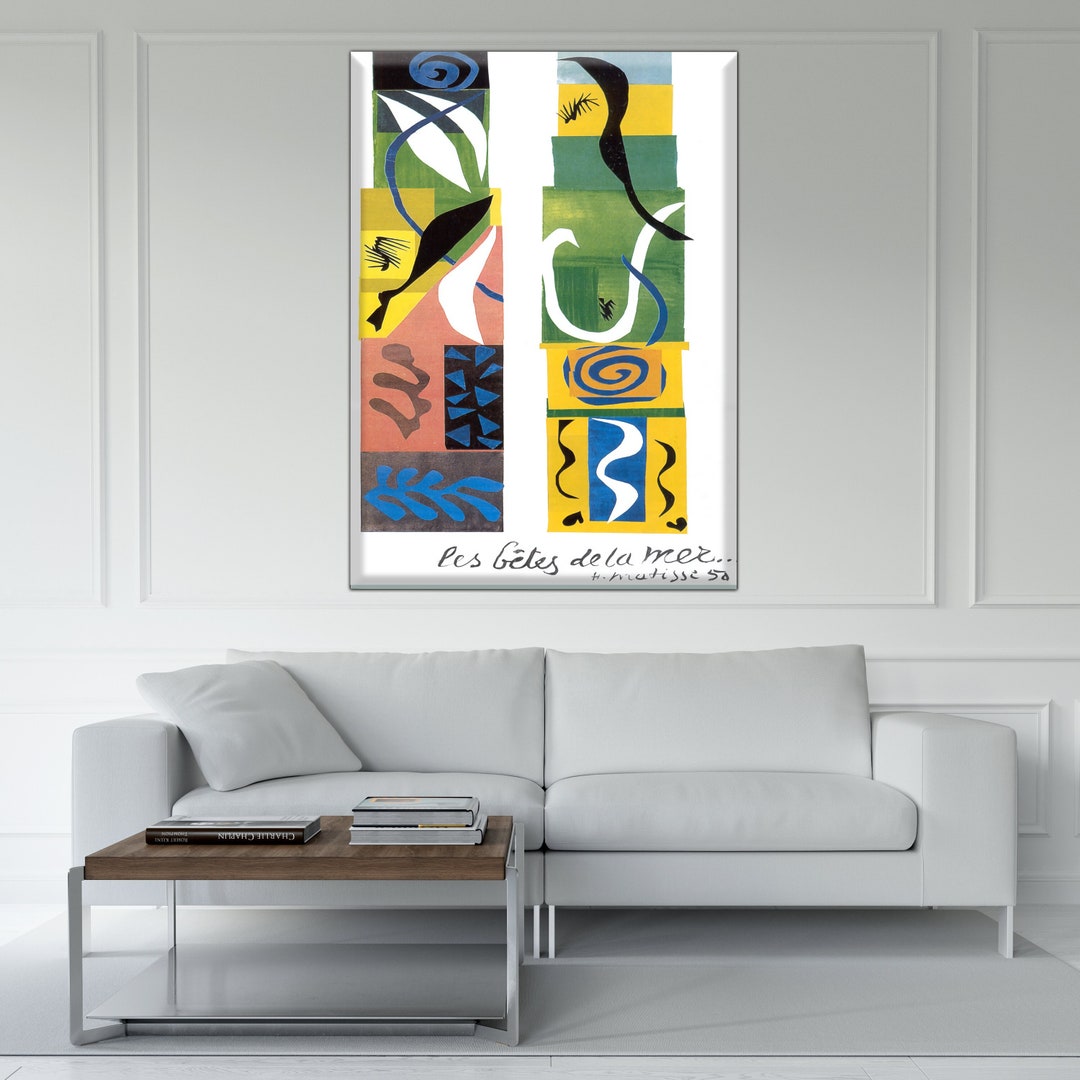 Henri Matisse, the Beasts of the Sea, Reproduction Art, Matisse Canvas ...