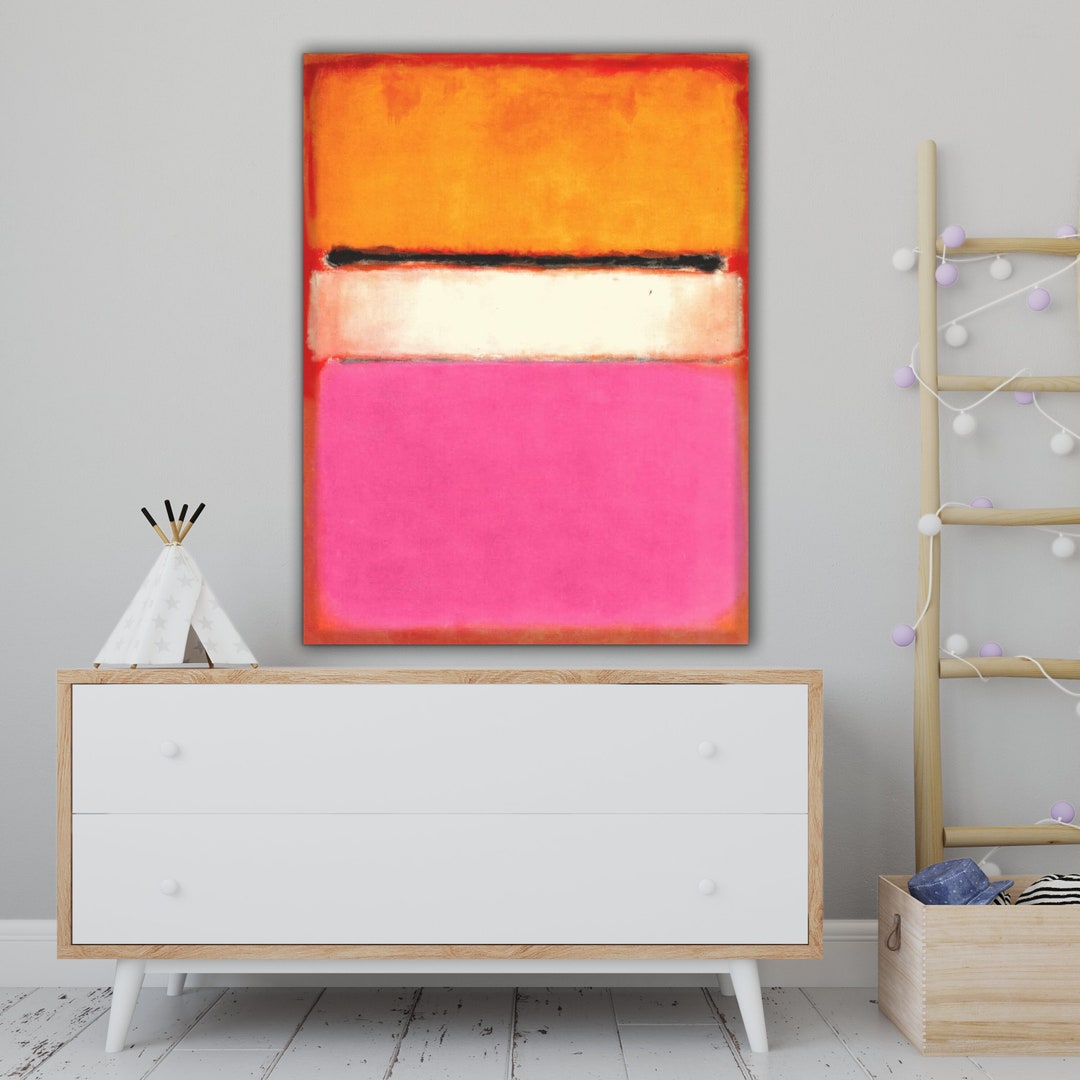 White Center Art Print by Mark Rothko, 1950, Mark Rothko Wall Art ...