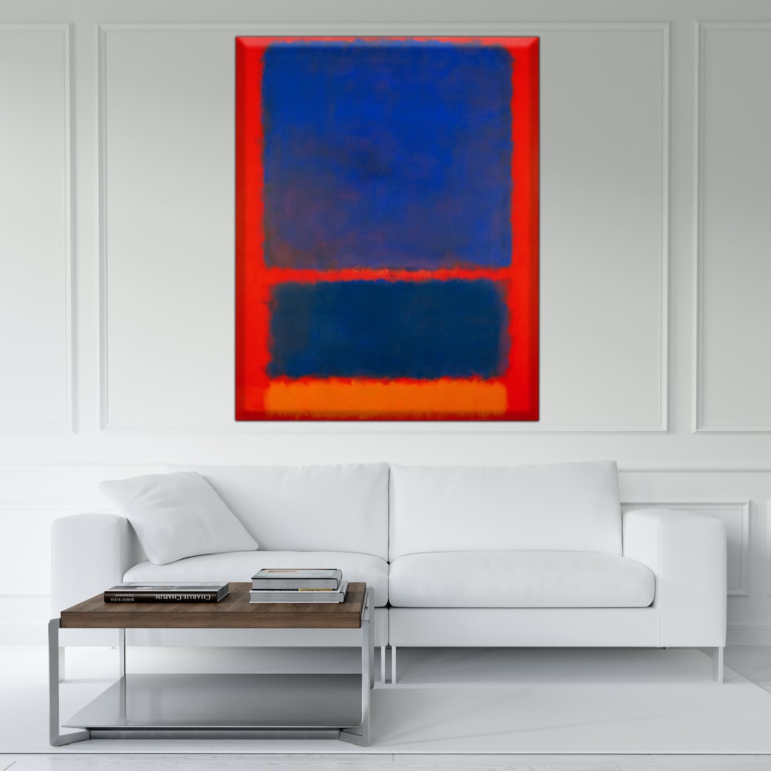Mark Rothko: Blue, Orange, Red,1961 by Mark Rothko, Rothko Print ...