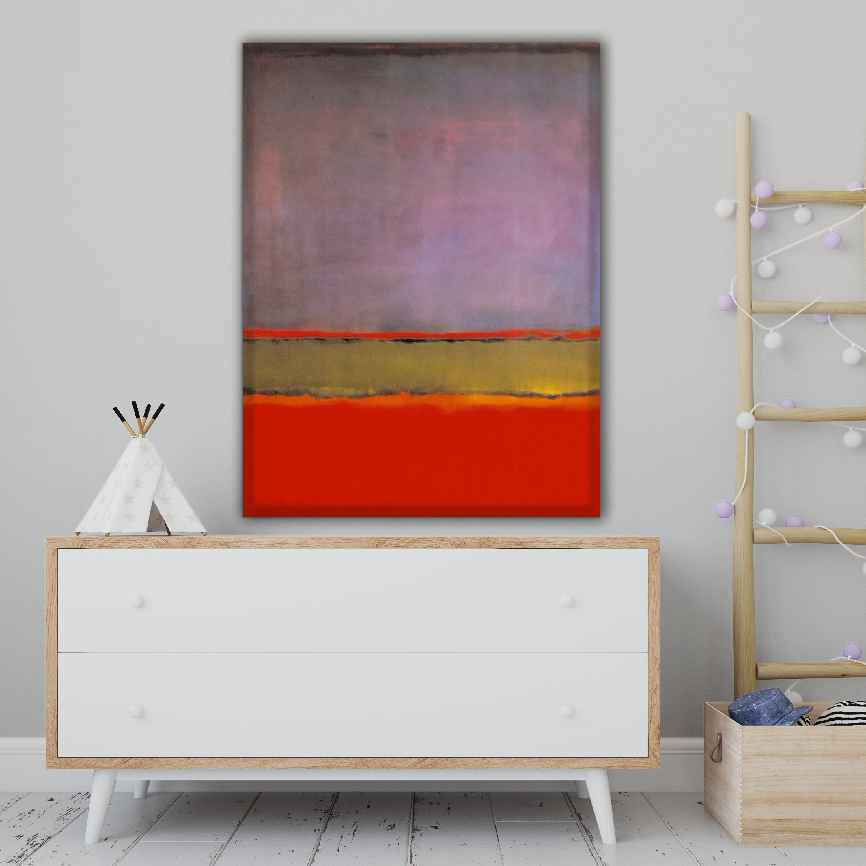 Mark Rothko: No.6 Violet, Green and Red 1951,mark Rothko Wall Art ...