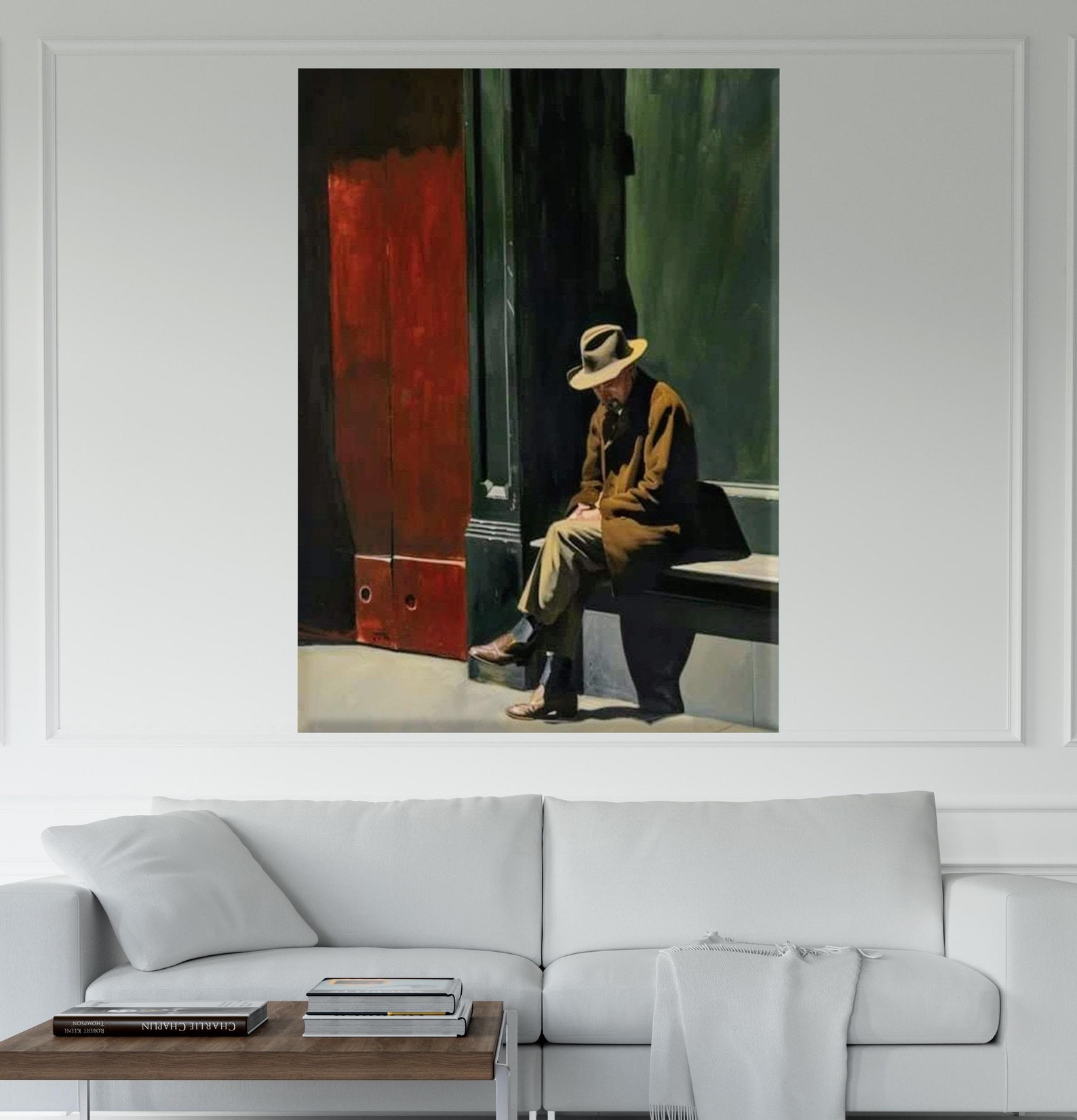 Edward Hopper, the Solitude, Edward Hopper Wall Art, Hopper Canvas ...