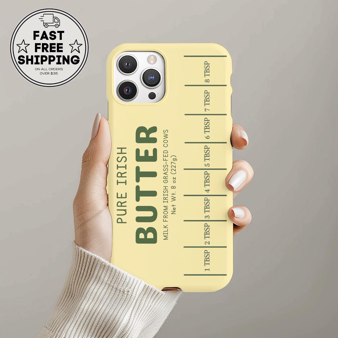 Butter Phone Case: Funny Cottagecore Design, iPhone & Samsung - Etsy