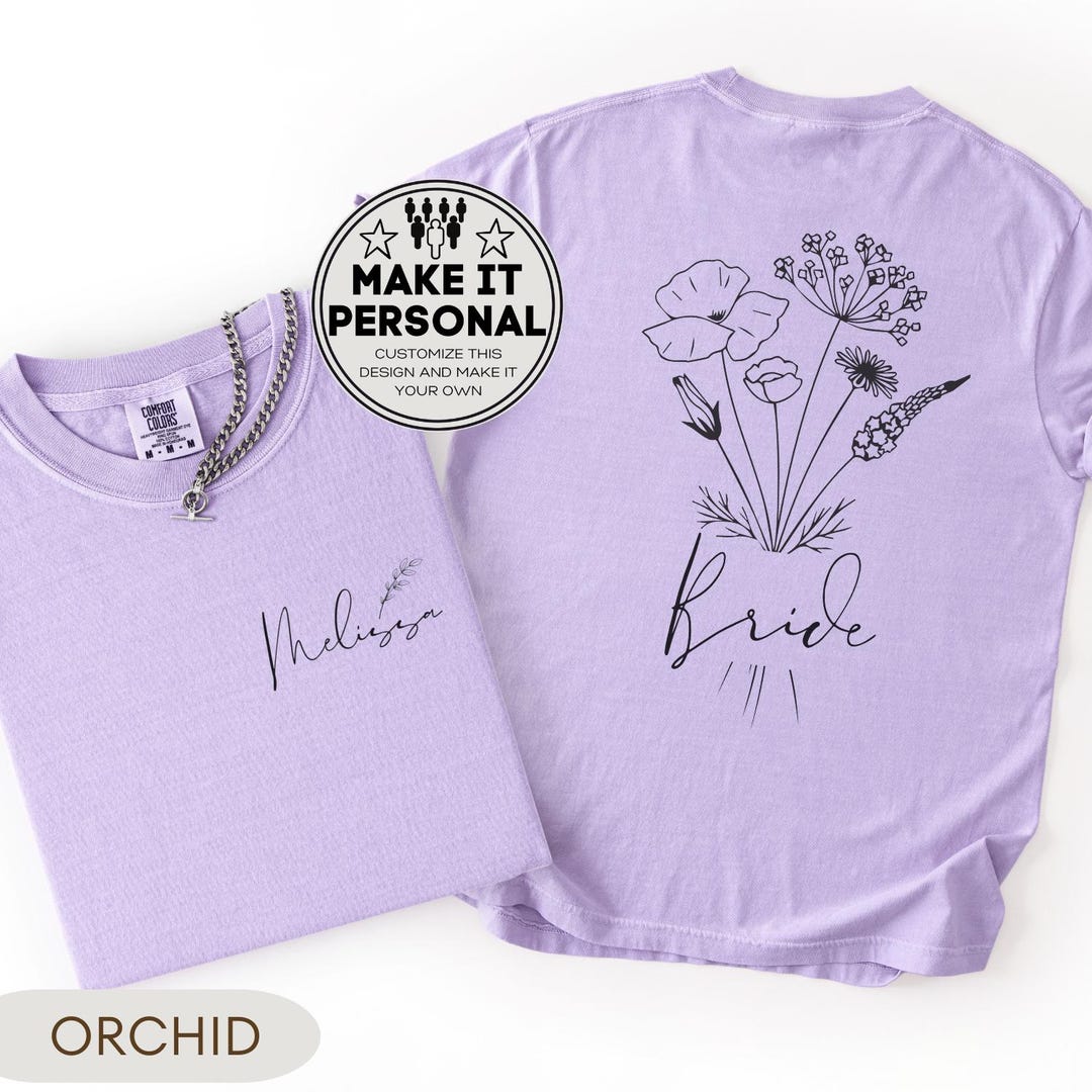 Flowerful Personable Bachelorette Tee Giftful for Bride to Be, Gifted ...