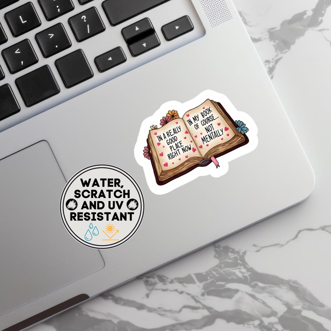 Sticker Funnies Booktrovert Sticker for Book Lovers, Emotionally ...