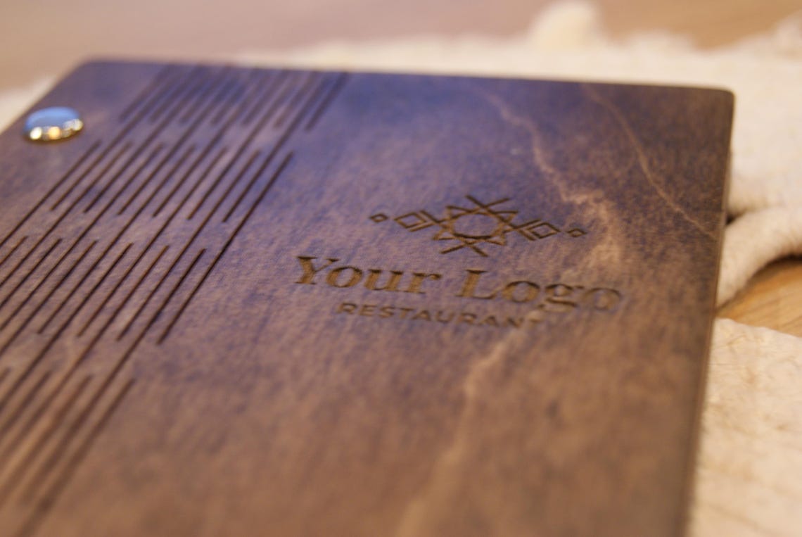Wooden Check Presenter – Engraved Bill Holder for Restaurants, Cafés ...