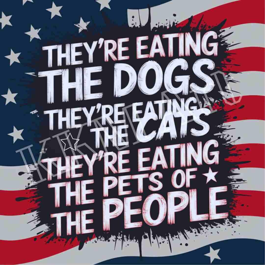FULL Graphic They're Eating the Dogs BONUS - Etsy