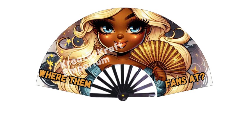 DIGITAL Design File - "where Them Fans At" - Not a Physical Product. No ...