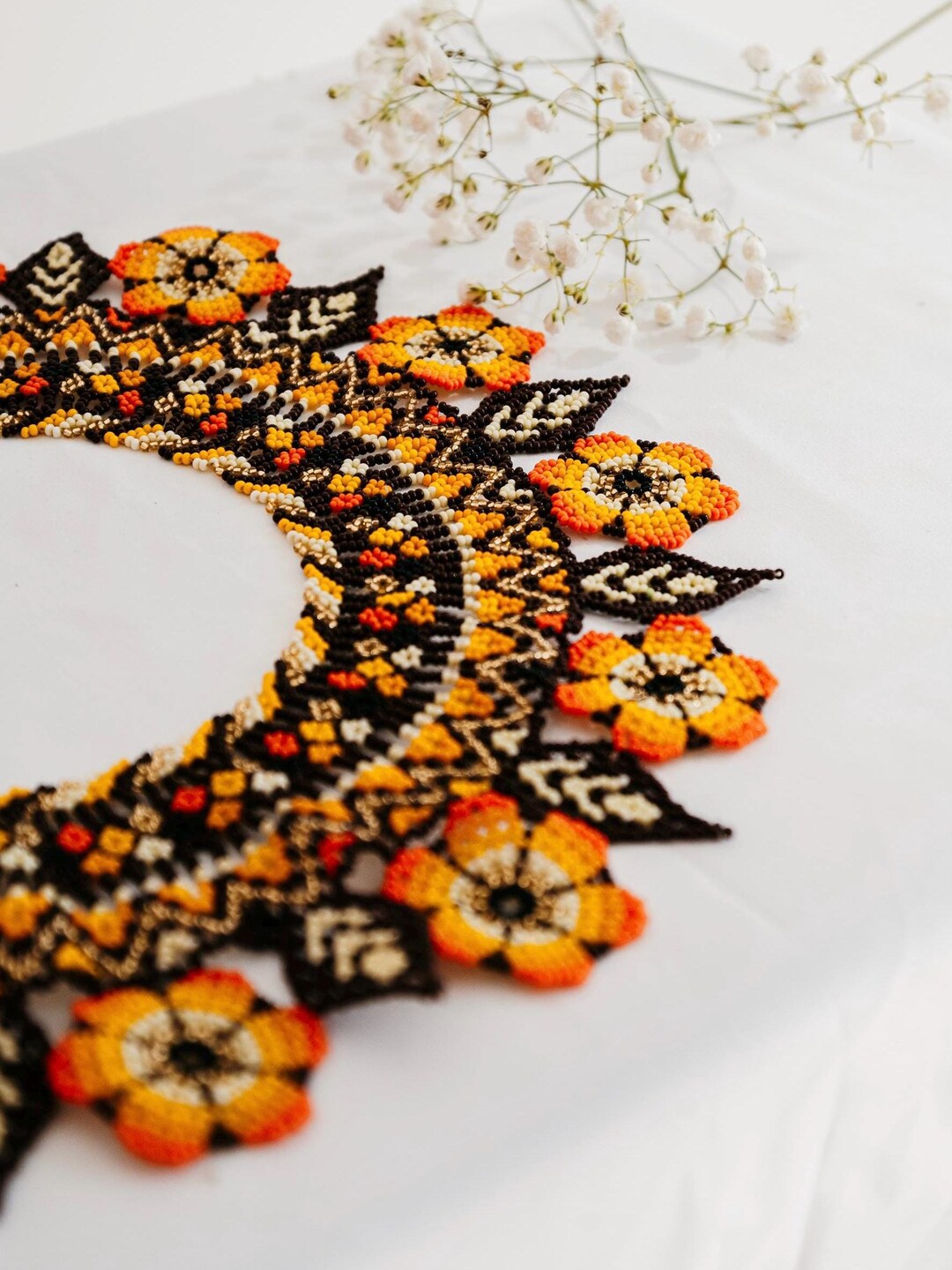 Flower Necklace - Etsy